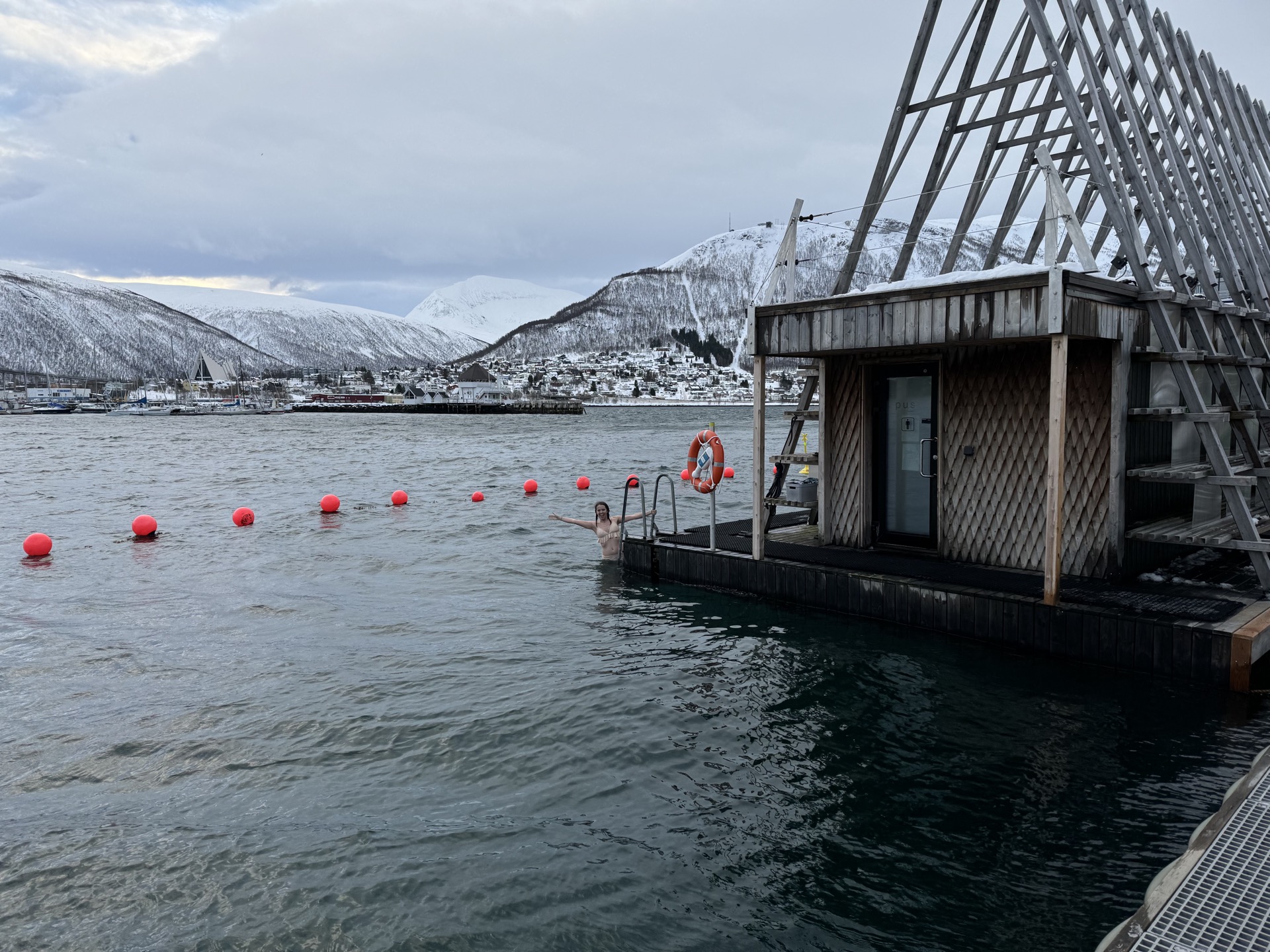 Polar Plunge & Sauna in Tromsø, Norway | A guide to Pust Sauna