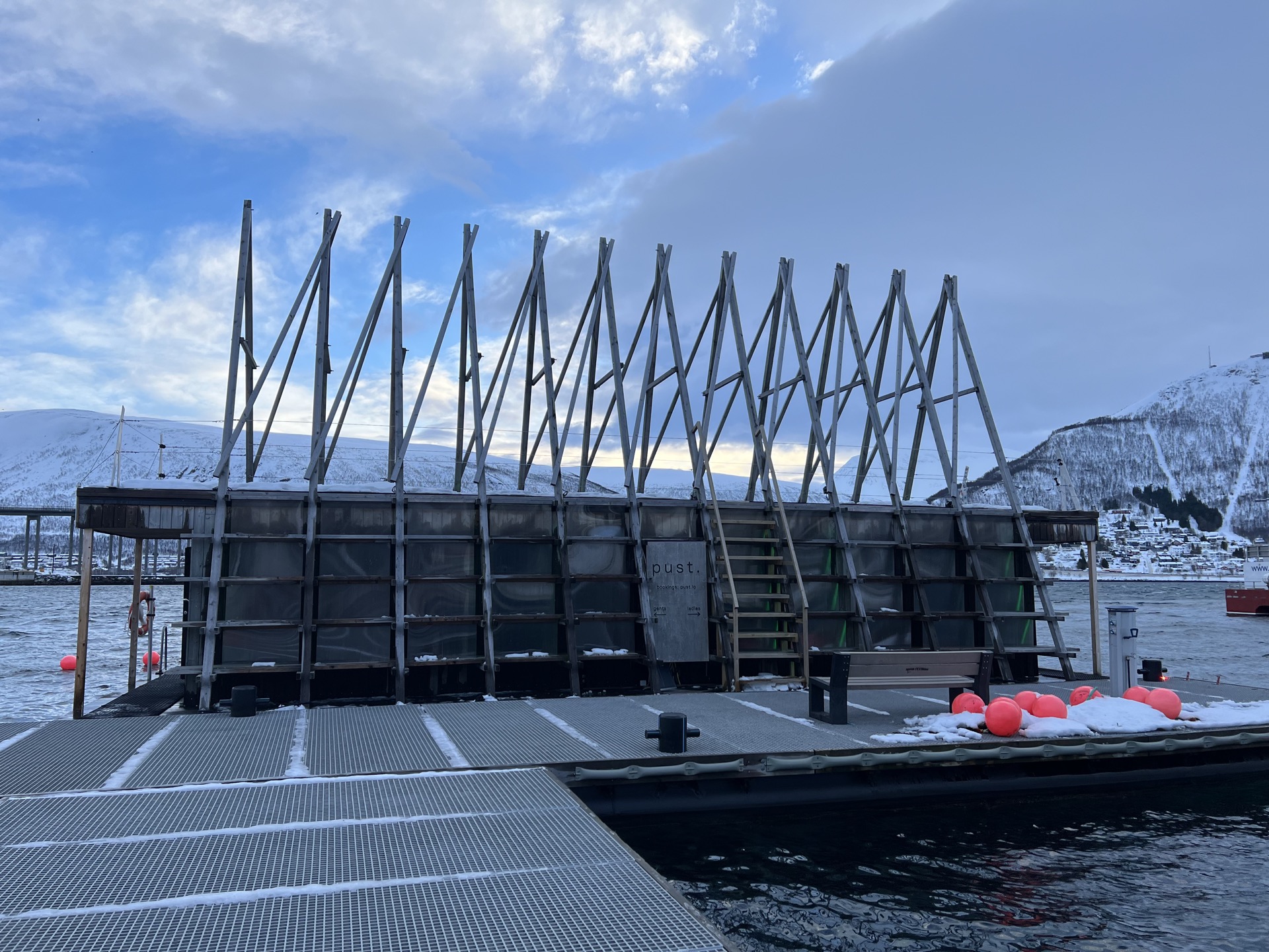 Polar Plunge & Sauna in Tromsø, Norway | A guide to Pust Sauna