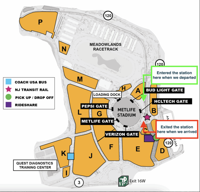 How to Take the Train to MetLife Stadium from NYC — with pictures (2025)